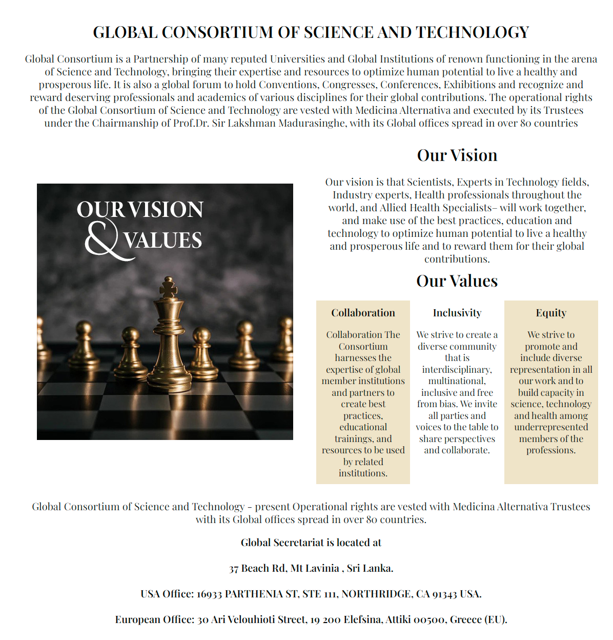 Global Consortium | Territorial Command of Grand Priory of The EMH ...